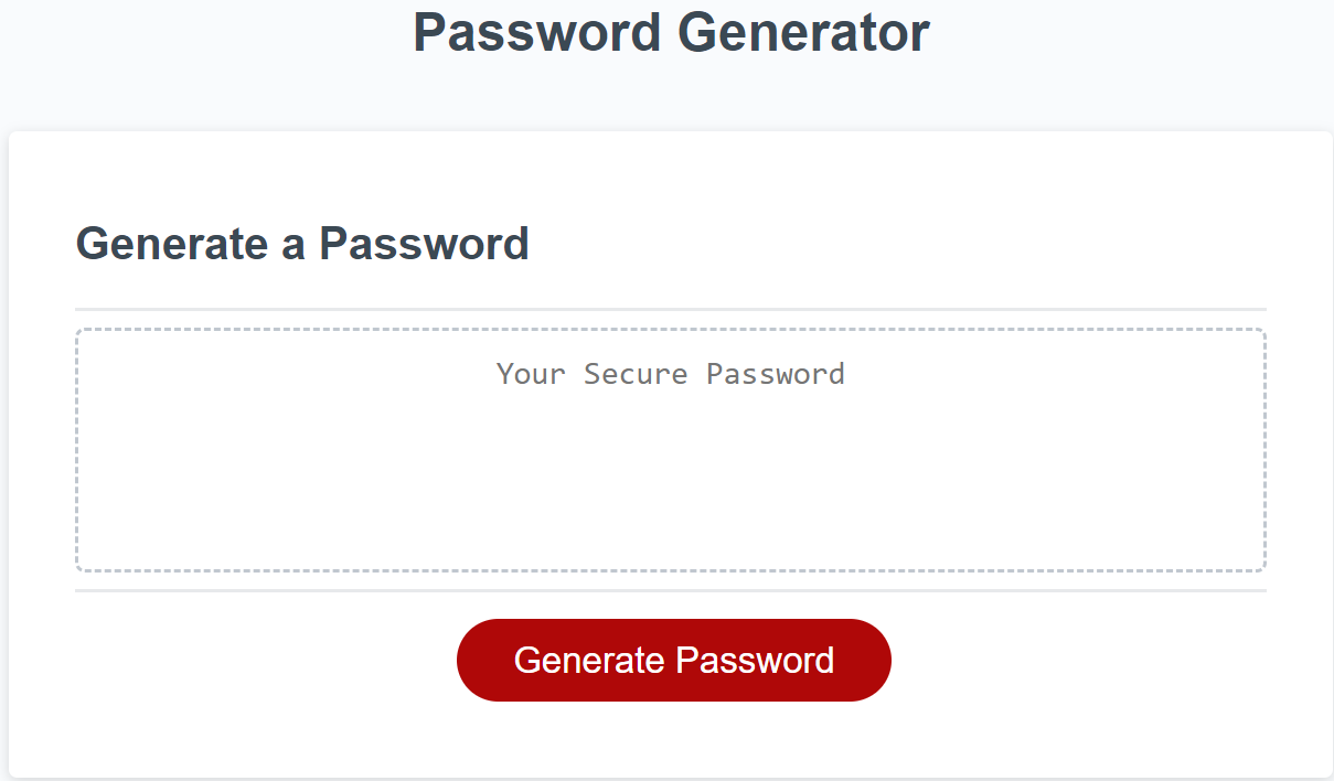 GitHub - Hans-Doderlein/Password-Generator