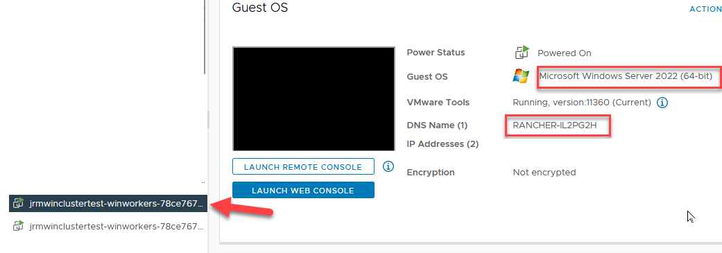 [BUG] Users are unable to create RKE2 vSphere Node Driver clusters with more than 1 Windows ...