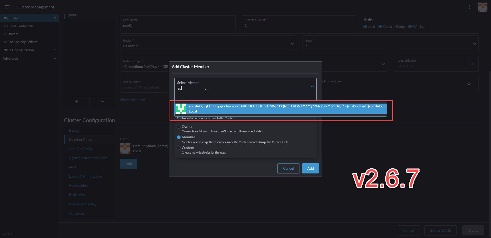 Long user/display names will overflow the SelectPrincipal container · Issue #6925 · rancher ...