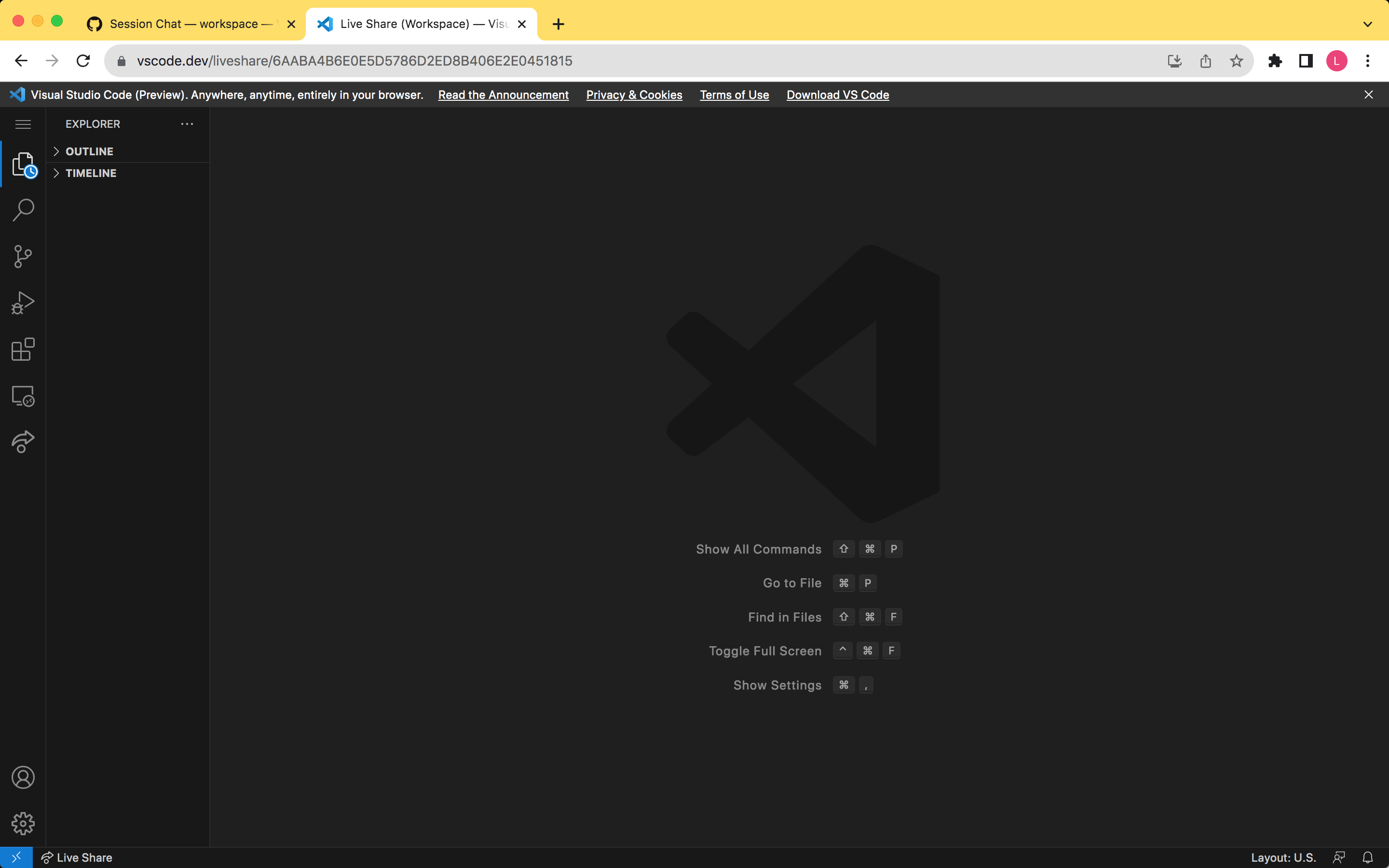 Add Visual Studio Code Live Share extension to GitHub CodeSpaces ...