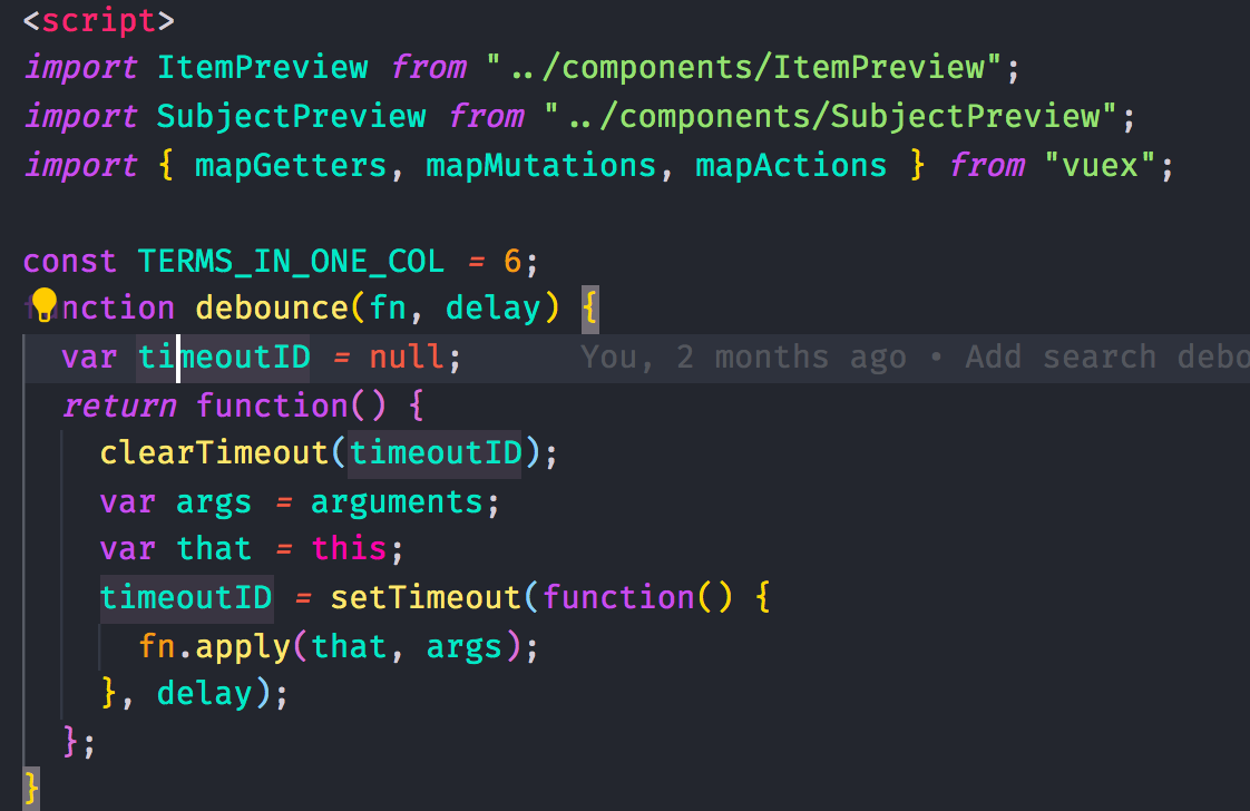 Syntax Highlight breaks Bracket Pair Colorizer 2 · Issue #141 · vuedx/languagetools · GitHub