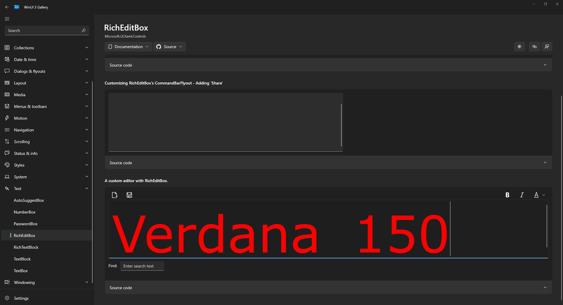 FontSize of RichEditBox is limited to 130 · Issue #9045 · microsoft/microsoft-ui-xaml · GitHub