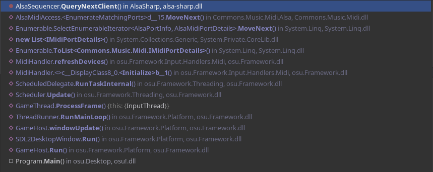 MIDI deadlock enumerating devices · Issue #4456 · ppy/osu-framework · GitHub