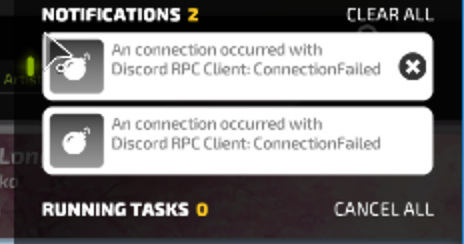 Discord RPC connection failures are too verbose · Issue #7266 · ppy/osu · GitHub