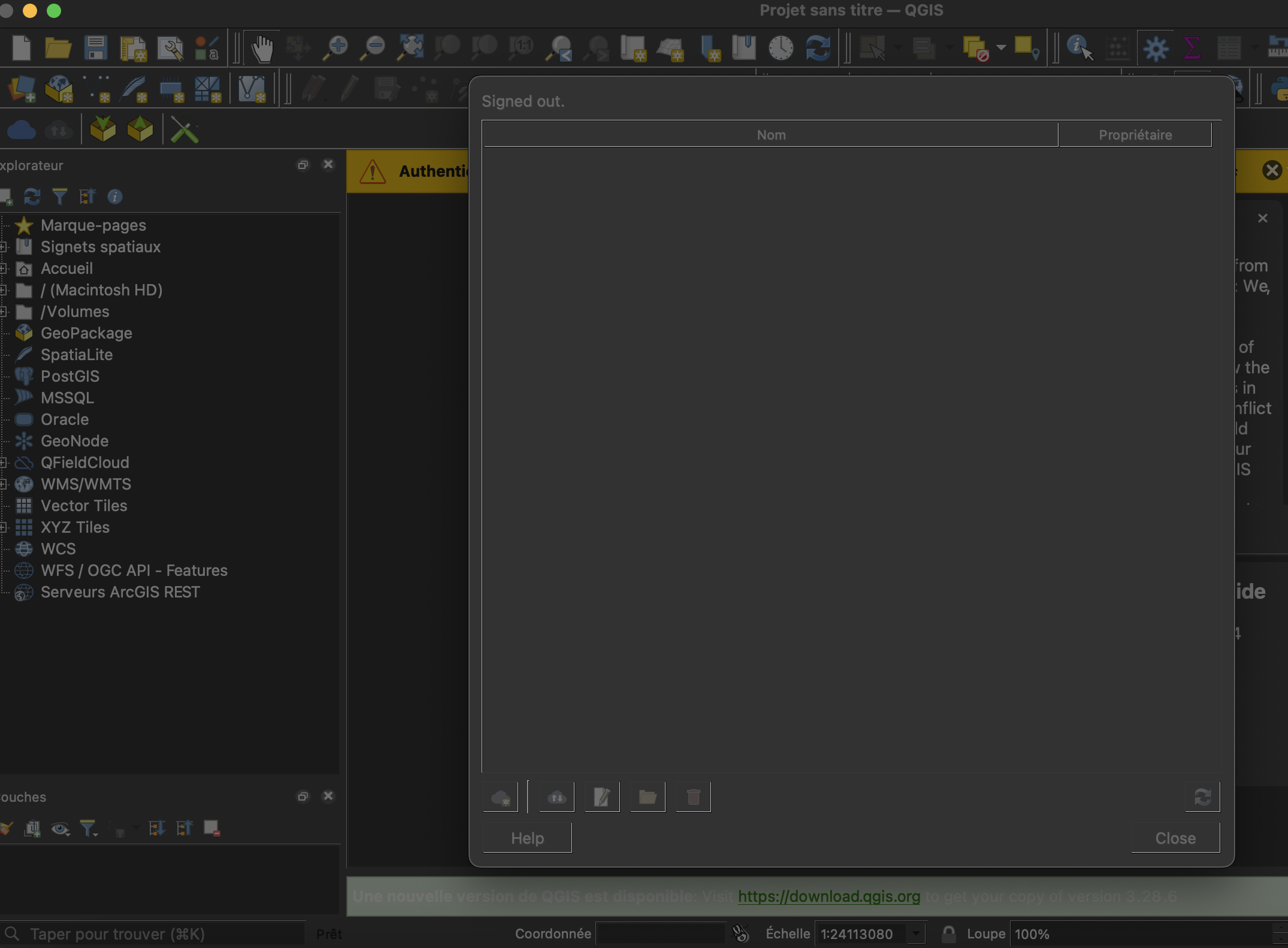 "Signed out error" in the qFieldSync plugin · Issue #518 · opengisch/qfieldsync · GitHub