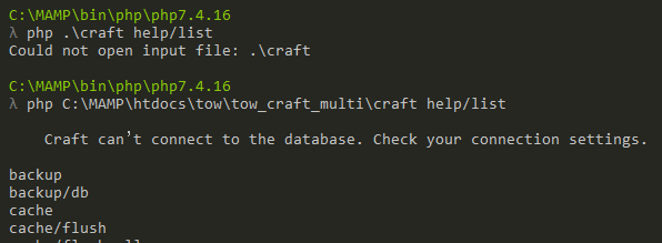 [3.x]: Can't connect to database when using CLI via MAMP in Windows 11 · Issue #12551 · craftcms ...