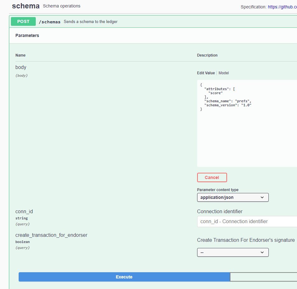 Schema creation fails after upgrade to 0.7.1 · Issue #1414 · openwallet-foundation/acapy · GitHub