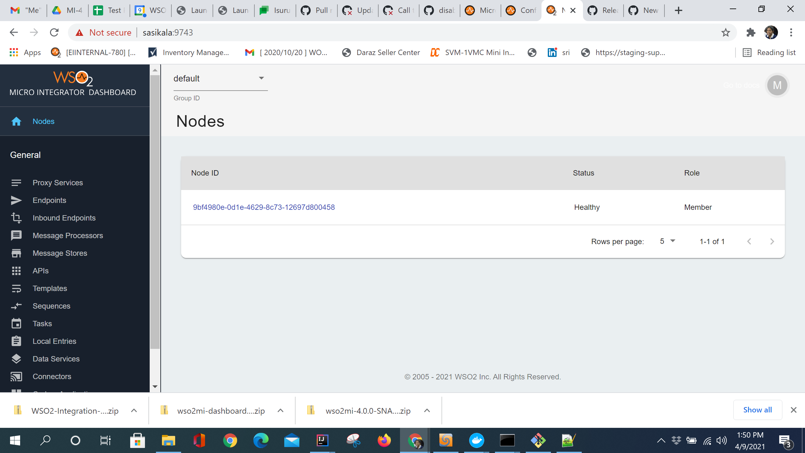 The dashboard does not display the logged in user · Issue #2221 · wso2/product-micro-integrator ...