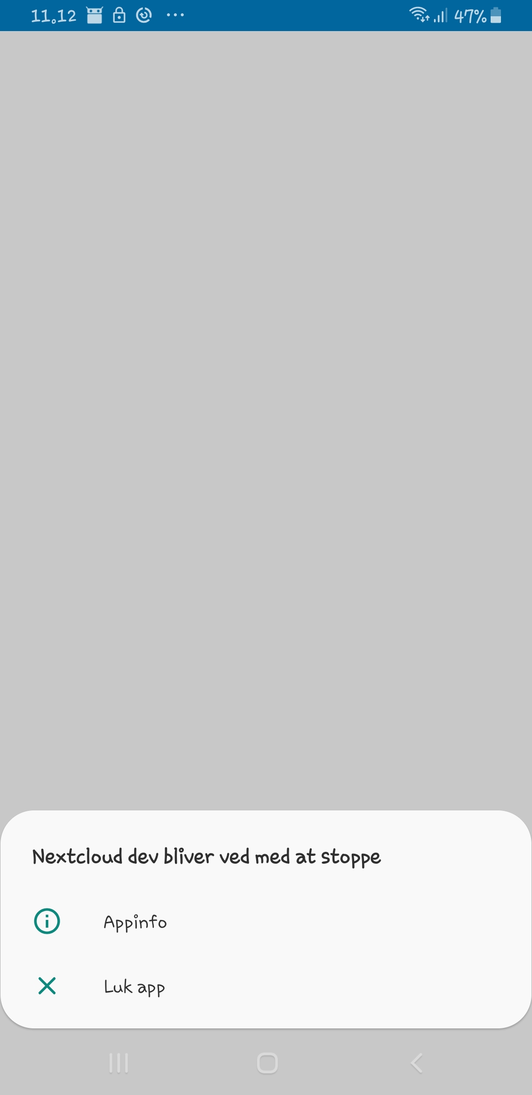 Nextcloud dev in crash loop on missing server · Issue #8082 · nextcloud/android · GitHub