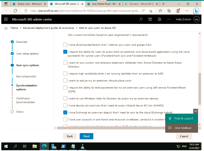 LAB_AK_03_Lab3_Ex2_Implement_Identity_Synch.md/Task 1/Step 9 · Issue #51 · MicrosoftLearning/MS ...