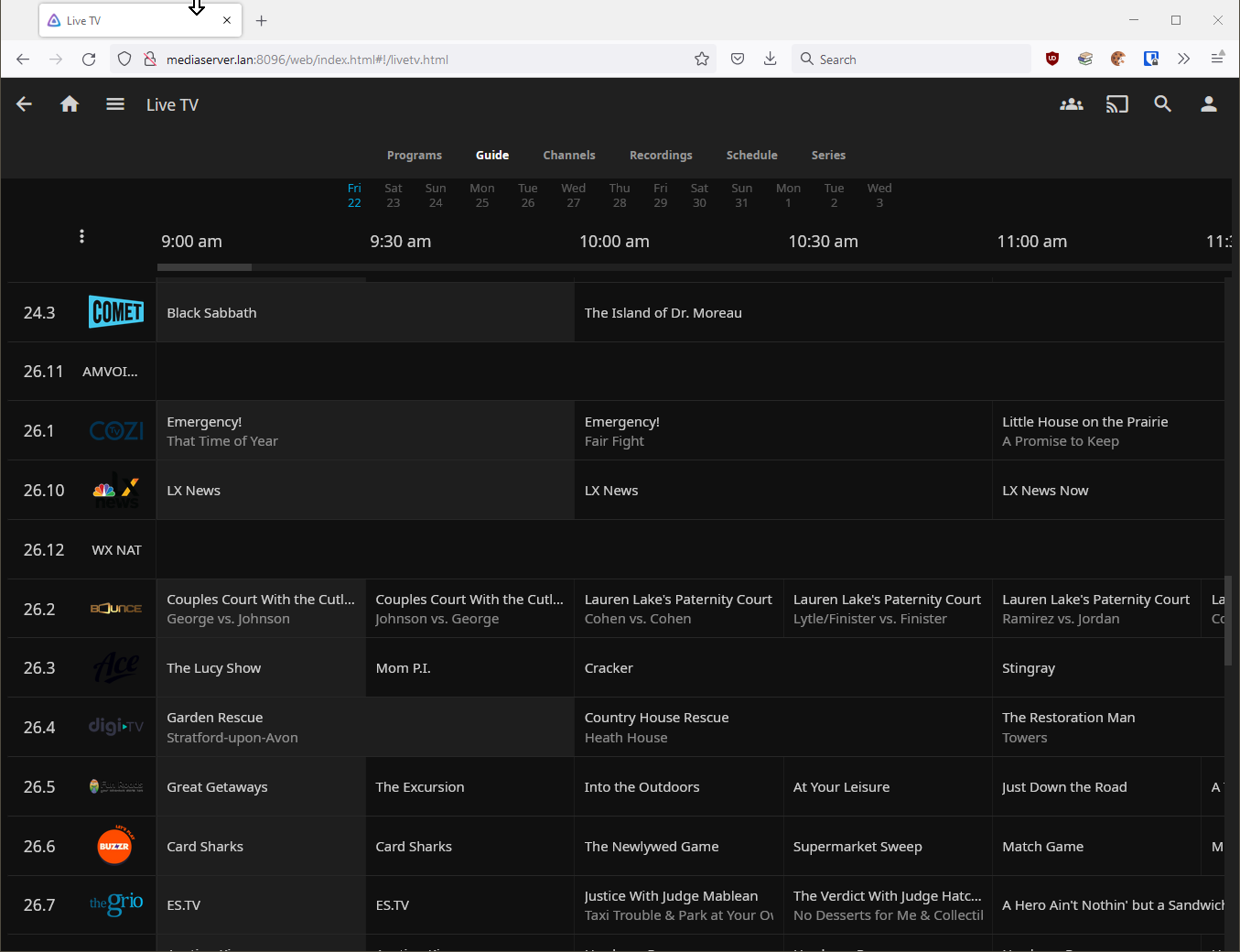 [ISSUE] Guide does not order digital subchannels correctly when 10 or ...