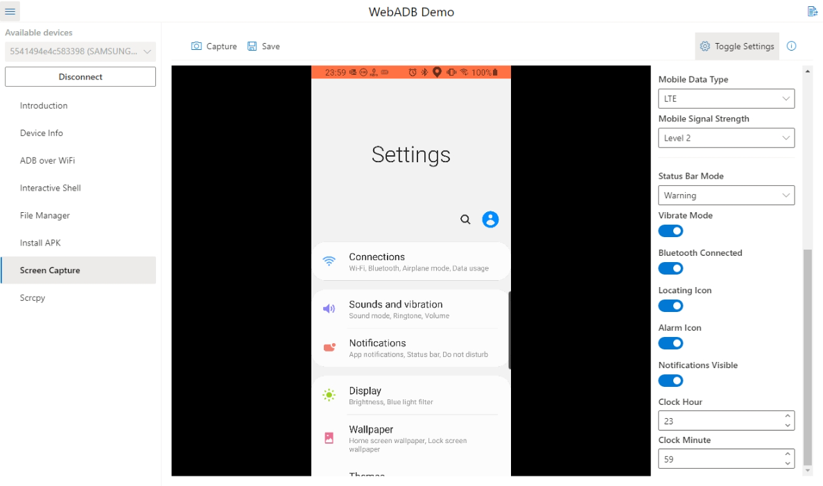Feature Request - Set Demo Mode UI features · Issue #220 · yume-chan/ya-webadb · GitHub