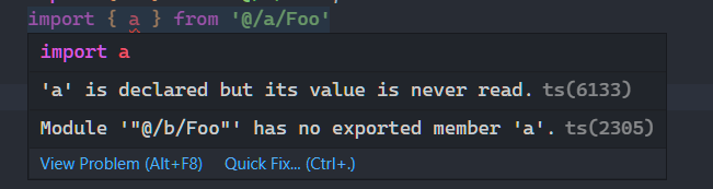 TS Server confusing files in monorepo with same package id due to multiple package.jsons with ...