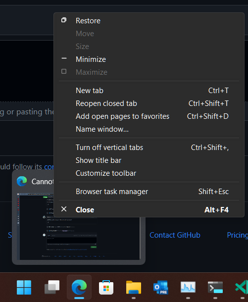 Cannot move window · Issue #183799 · microsoft/vscode · GitHub