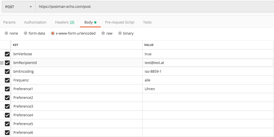 The generated code snipped for HTTP produces an incorrect result ...