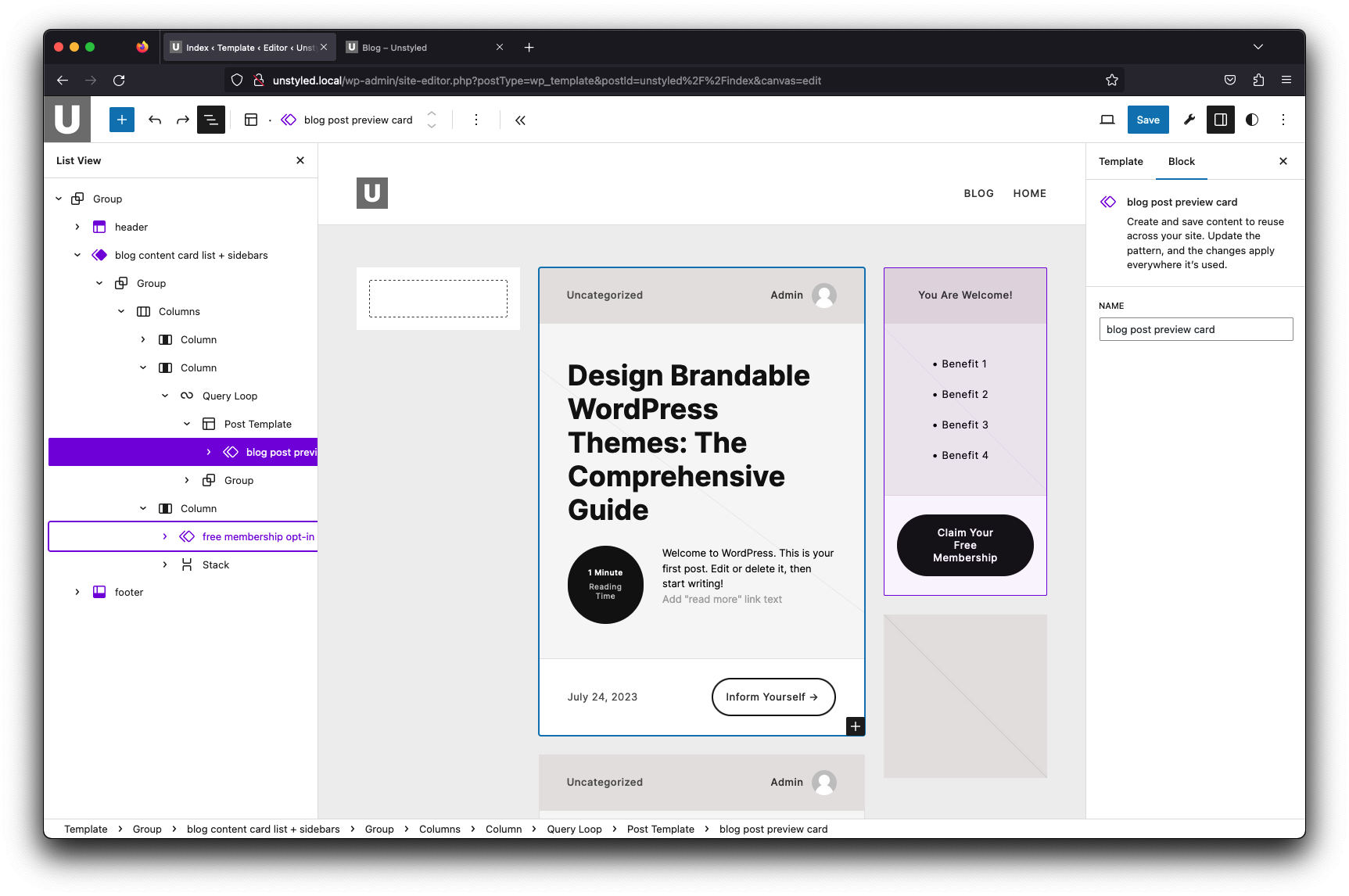 Synced patterns within query loops slow down the site editor and make it unresponsive. · Issue ...
