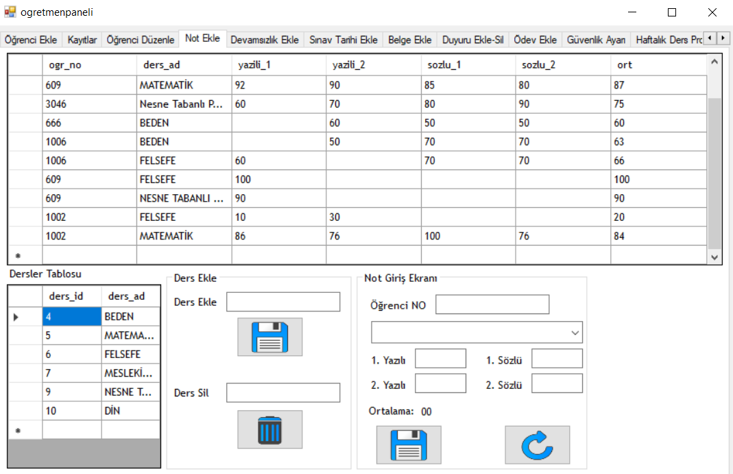 GitHub - SemihGul5/e-okul_clone