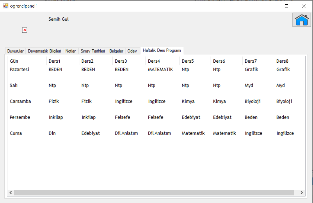 GitHub - SemihGul5/e-okul_clone