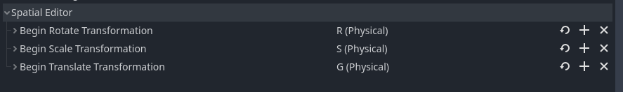New "blender style" shortcuts take effect even when in right click ...