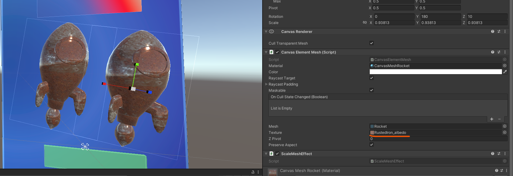 Canvaselementmesh Material Instances · Issue 105 · Microsoftmixedreality Graphicstools Unity