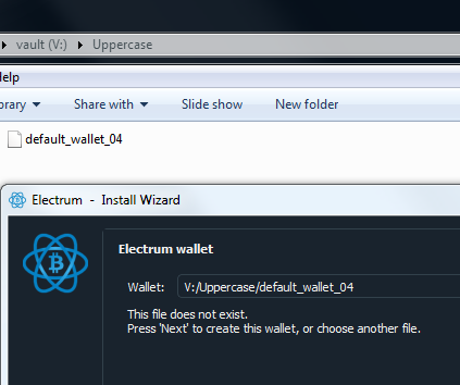 Electrum fails to open wallet file from a Cryptomator volume with capital letter in the path ...