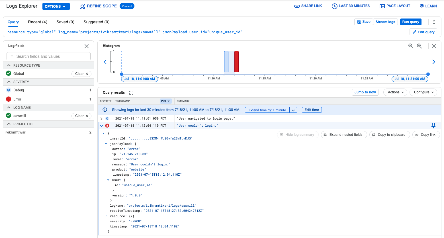 GitHub - VikramTiwari/sawmill: a simple server to collect logs from your apps