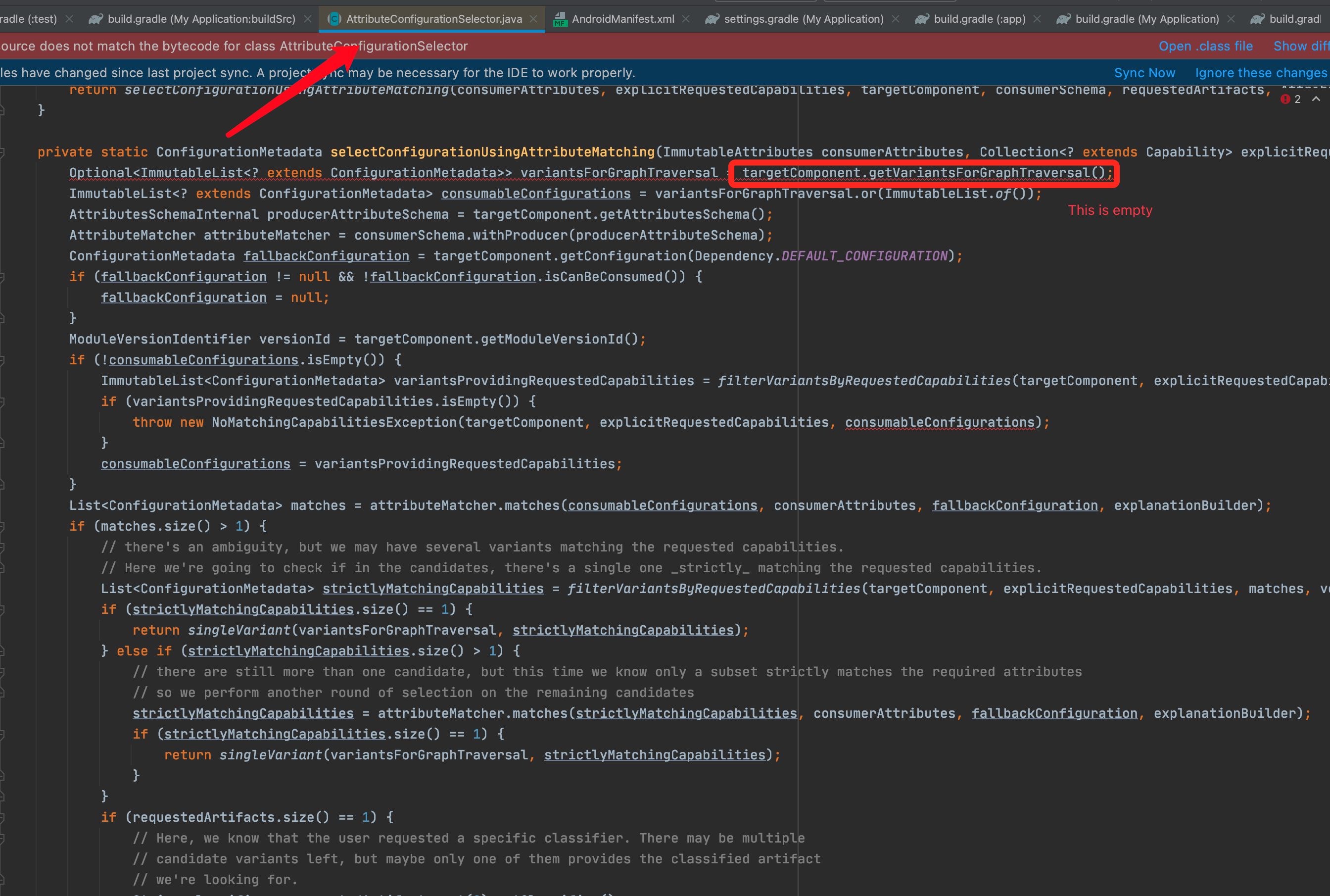 Get configuration error when try to substitute module with project in ...