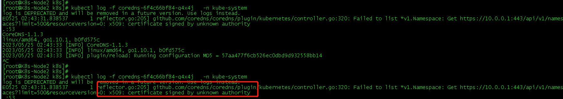 Coredns X509 Certificate Signed By Unknown Authority · Issue 6113 · Corednscoredns · Github 