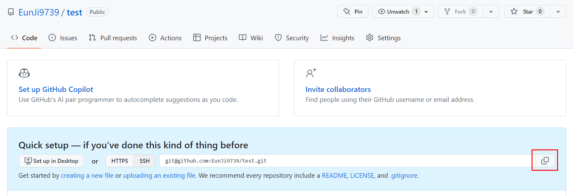 Github Eunji9739git 깃허브 사용방법 8949