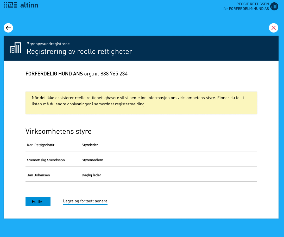Reelle rettighetshavere · Issue #1 · Altinn/app-migration · GitHub