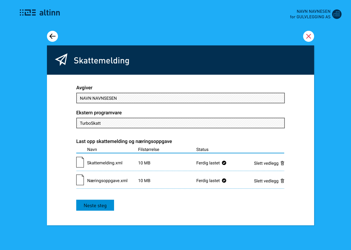Skattemelding for næringsdrivende (Sirius) · Issue #7 · Altinn/app-migration · GitHub