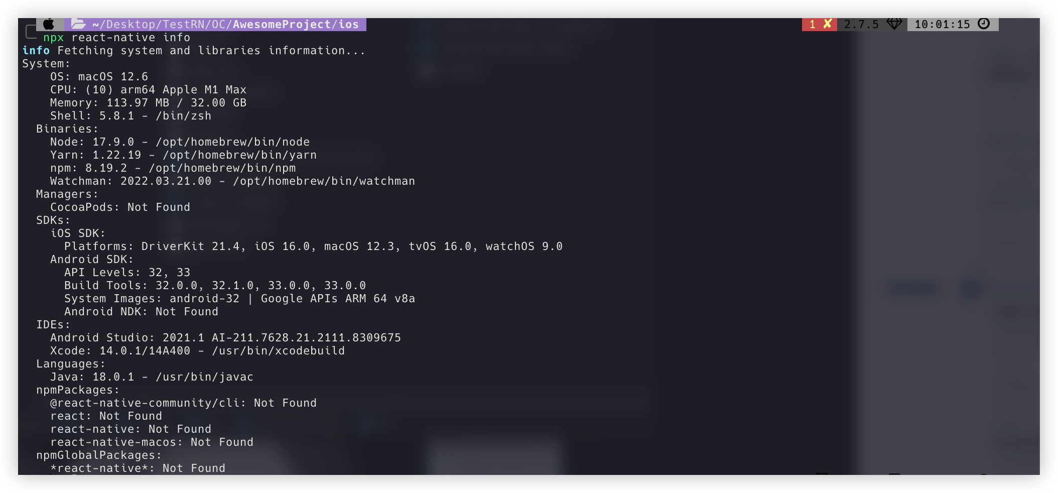 When creating a new RN new project, no pod file is generated · Issue #35018 · facebook/react ...