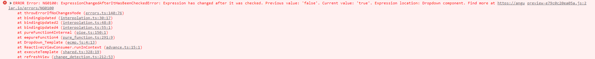 p-dropdown: ExpressionChangedAfterItHasBeenCheckedError for 'p-inputwrapper-focus' · Issue ...
