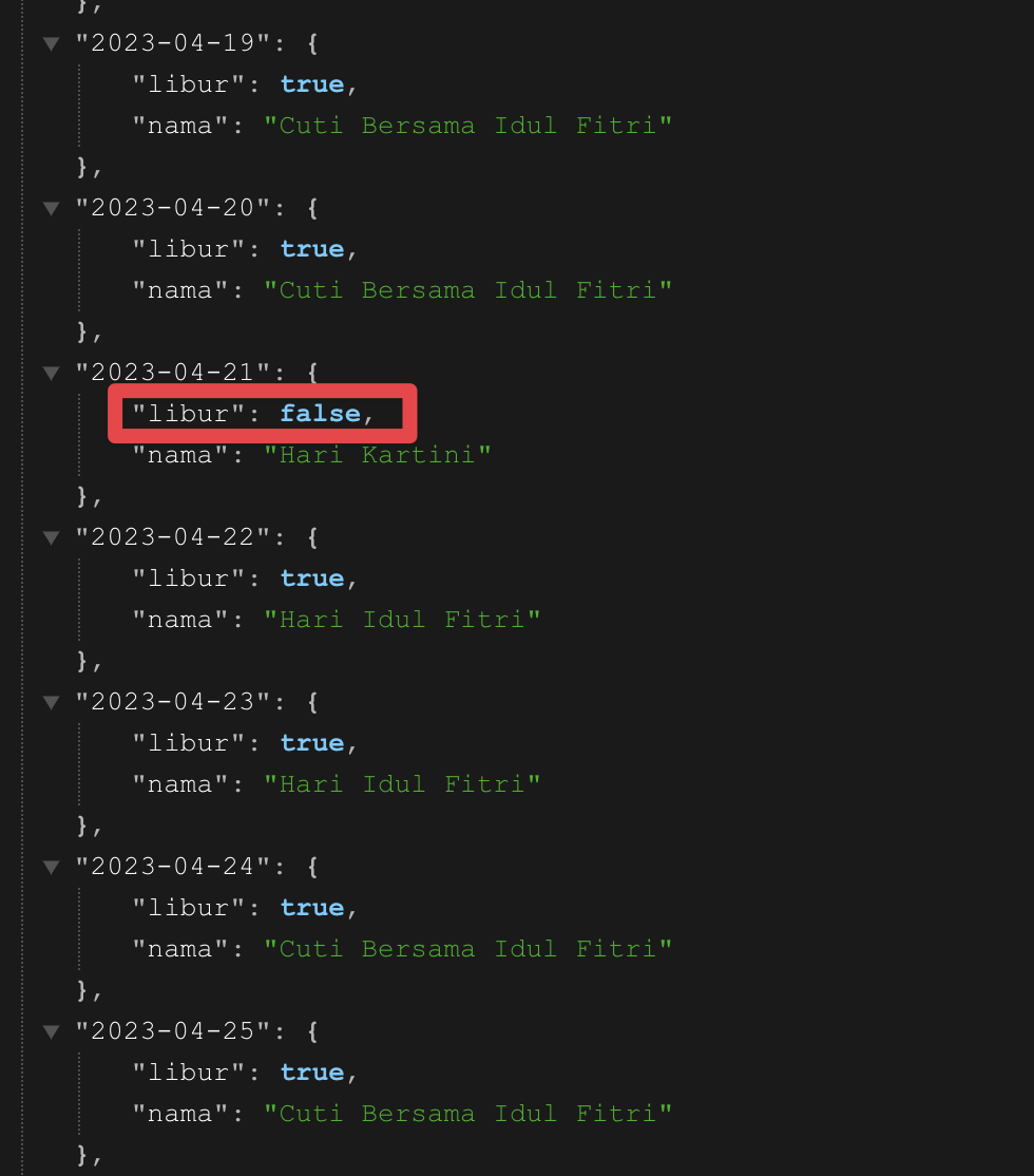 April 26, 2023 is a holiday, but it's not in the JSON · Issue #11 · guangrei/Json-Indonesia ...
