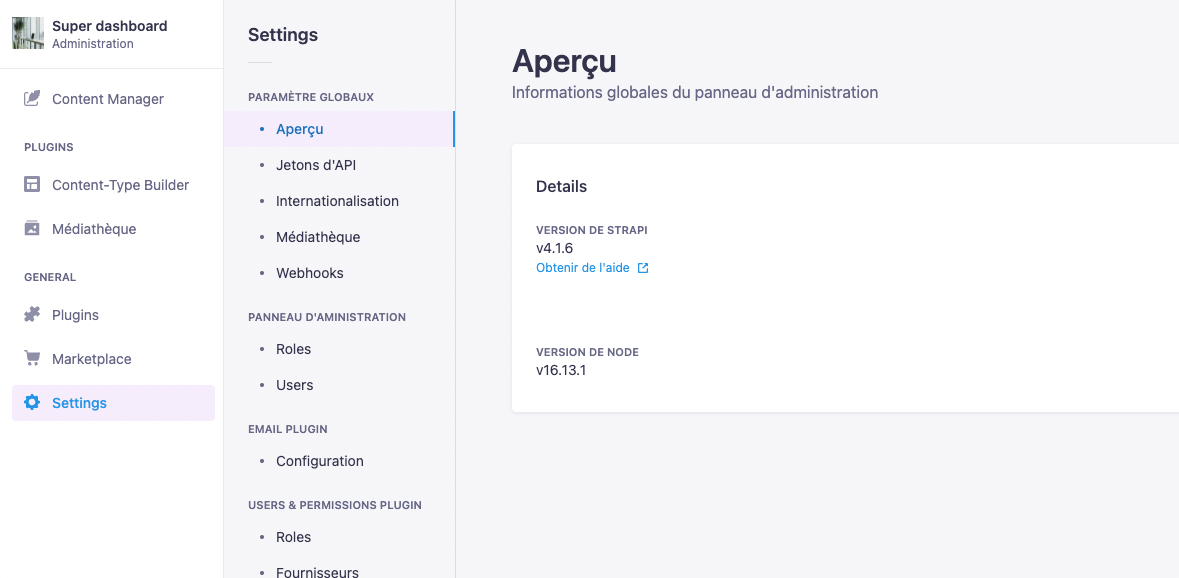 Unable to customize strapi dashbord · Issue #13049 · strapi/strapi · GitHub