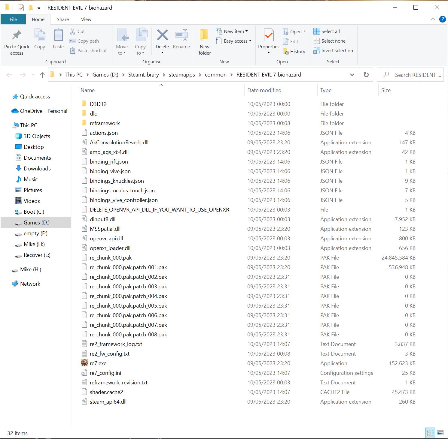 RE7 vr mod now only just loads on PC · Issue #585 · praydog/REFramework · GitHub
