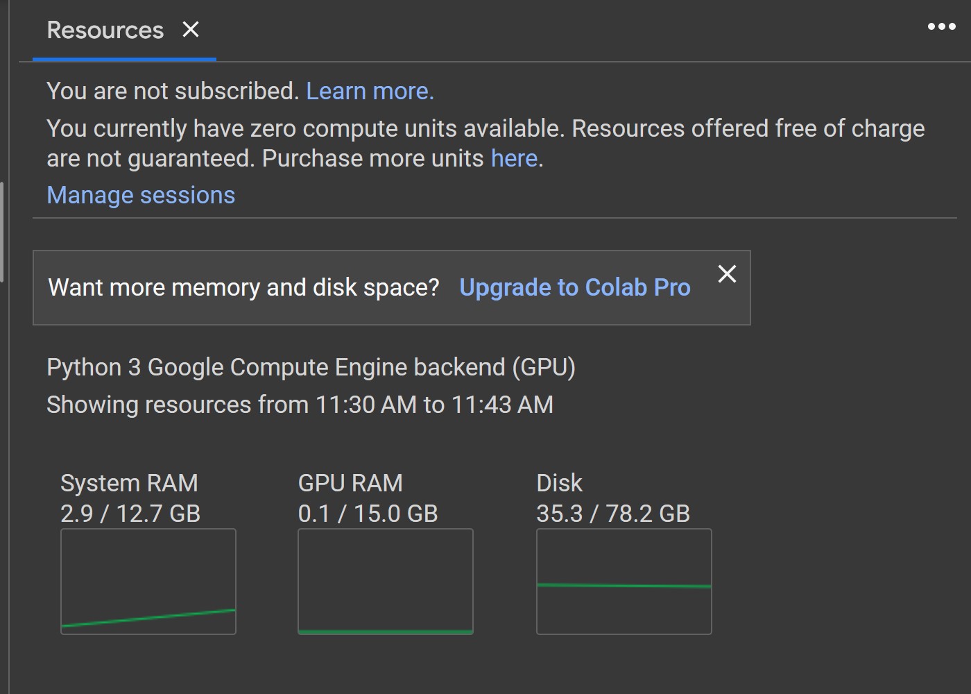 Compute Units Disappeared 1 Week After Purchase · Issue #3662 · googlecolab/colabtools · GitHub