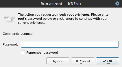Zenmap (as root) not working on centos 7 · Issue #1088 · nmap/nmap · GitHub