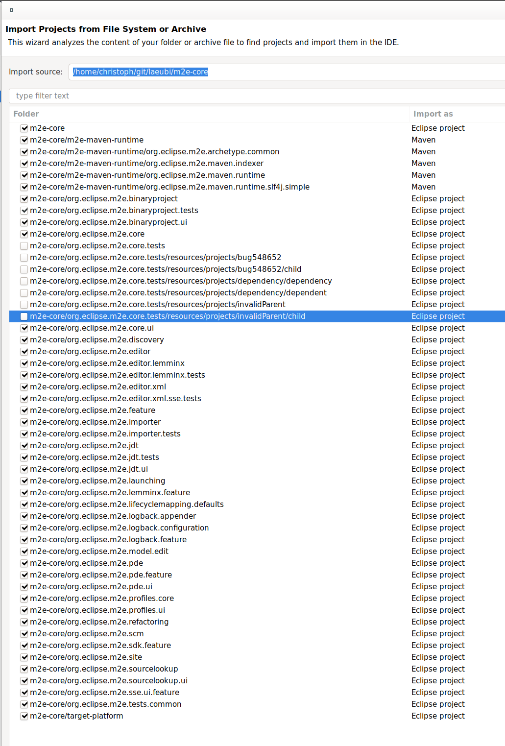 Missing project-files and inconsistent .classpath configurations · Issue #163 · eclipse-m2e/m2e ...