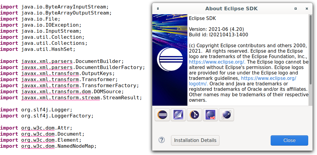 Missing project-files and inconsistent .classpath configurations ...