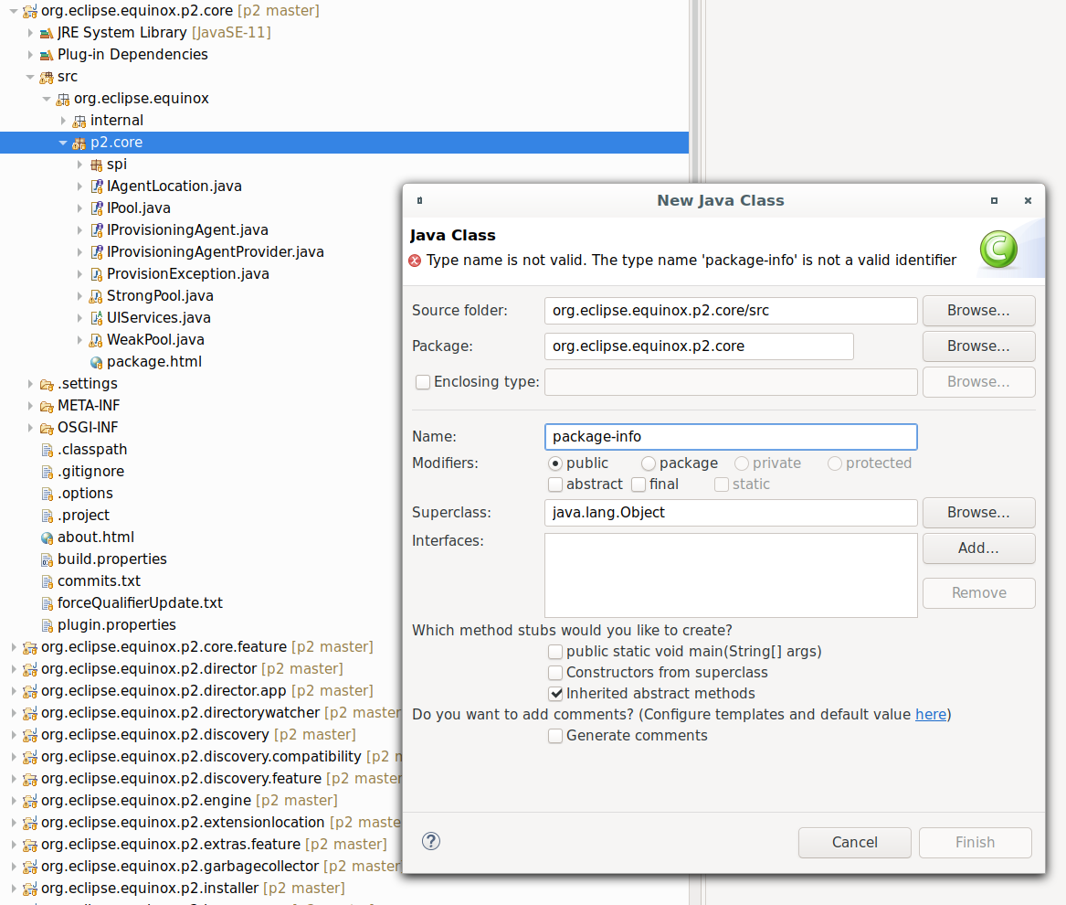 Can't create a package-info.java file · Issue #202 · eclipse-jdt/eclipse.jdt.ui · GitHub