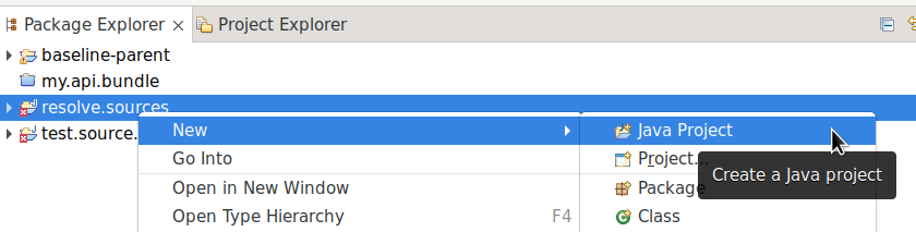 File > New and ContextMenu New are inconsitent · Issue #505 · eclipse-platform/eclipse.platform ...