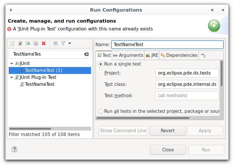 Different Label And Missing Shortcut For Run As Junit Plug In Test · Issue 579 · Eclipse