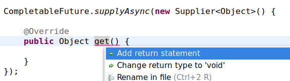 Missing return in lamdas confuses JDT · Issue #764 · eclipse-jdt/eclipse.jdt.ui · GitHub