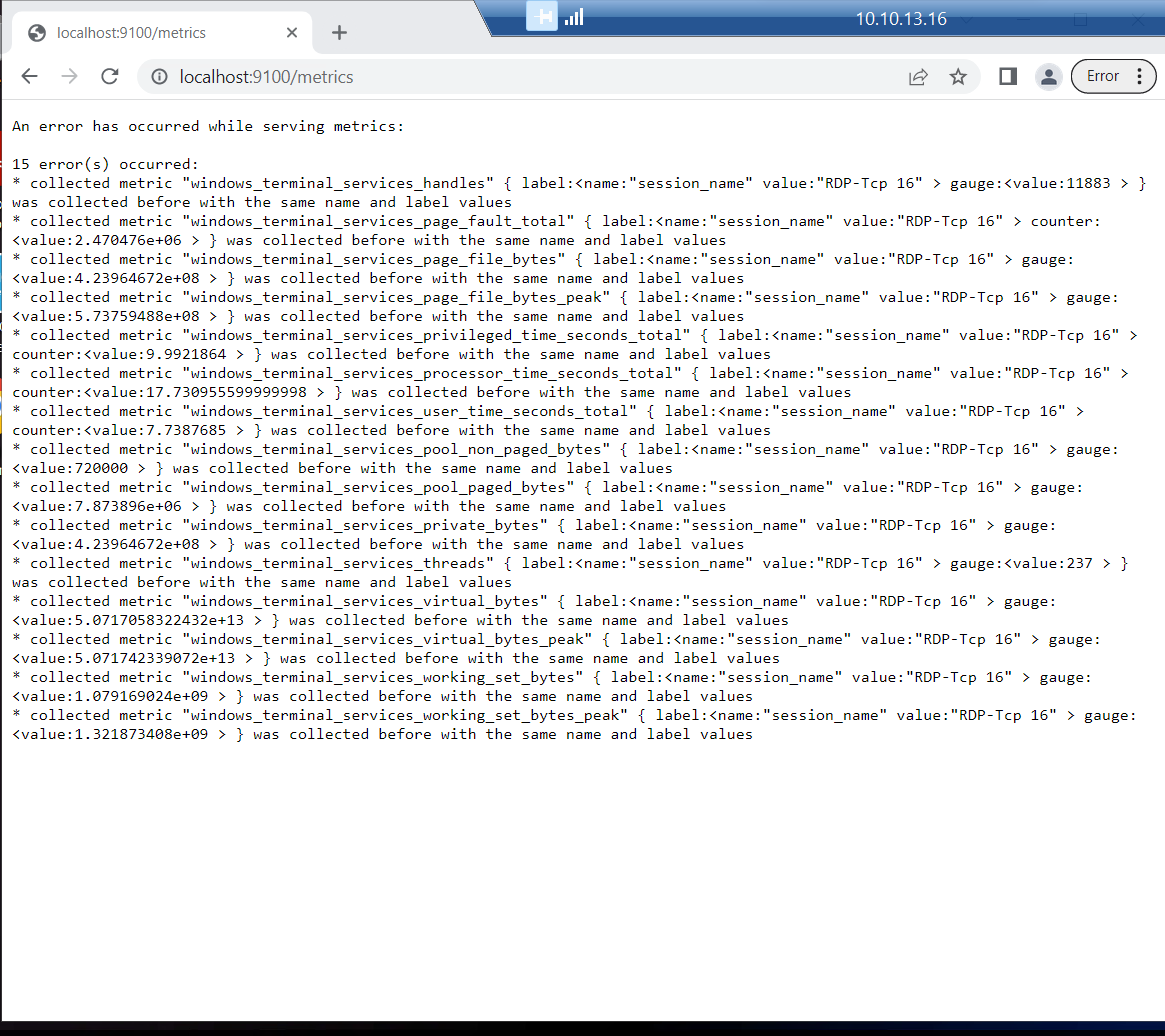 Windows Exporter Stops Reporting Data On Rds Servers When The Server Gets Busy · Issue 1208