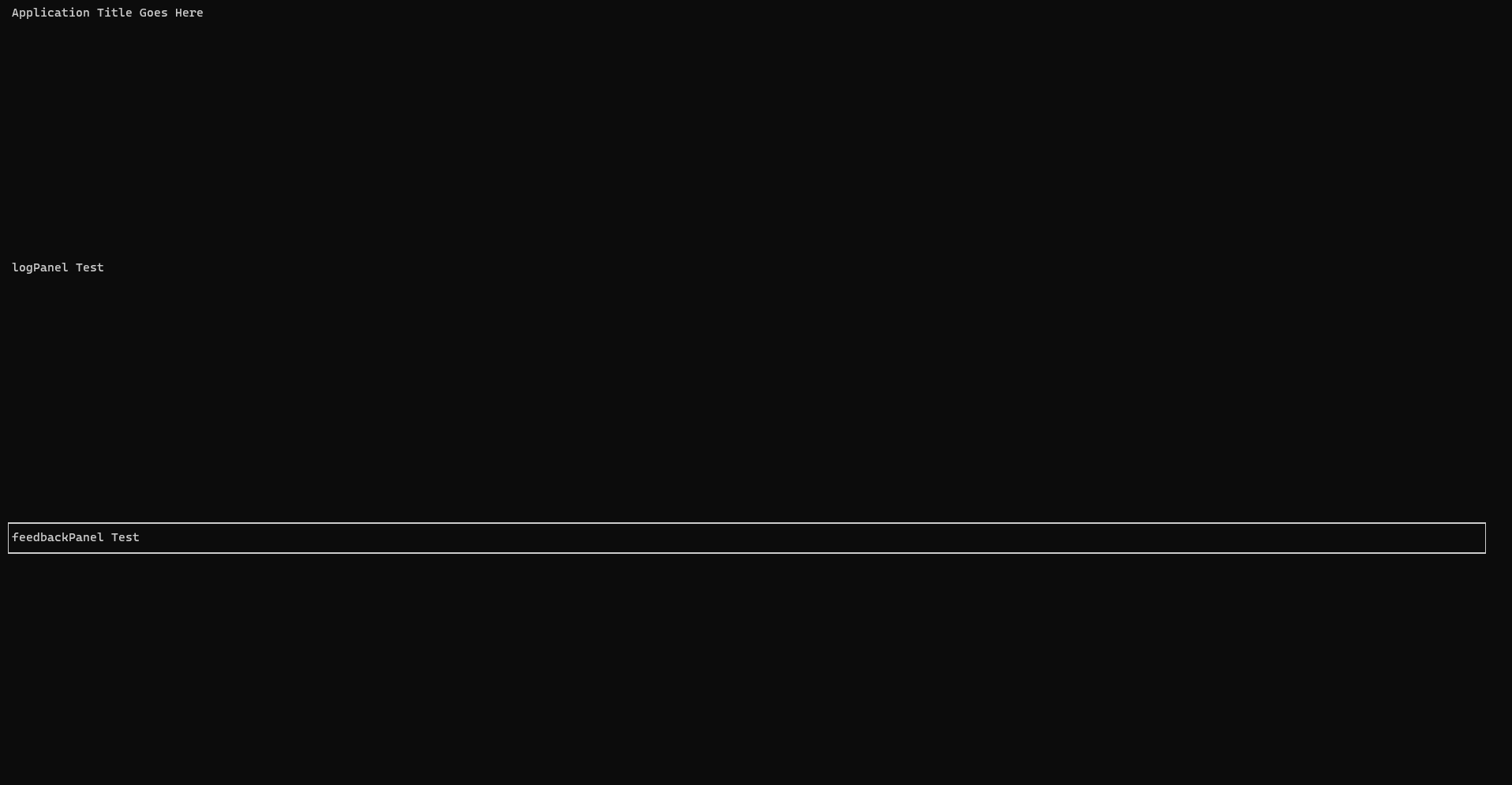 Fixed header, status, and input panels with scrolling activity in between · spectreconsole ...