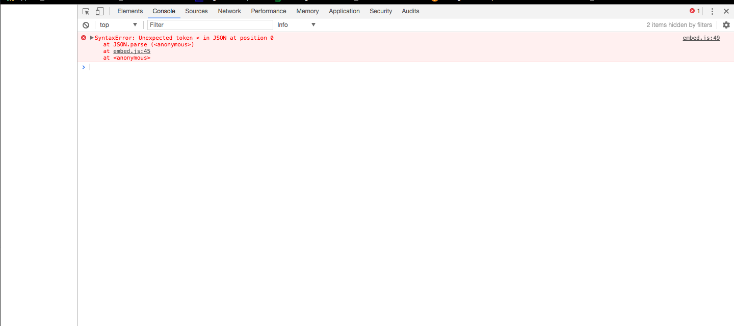 Problem With Embedjs · Issue 942 · Vegavega · Github