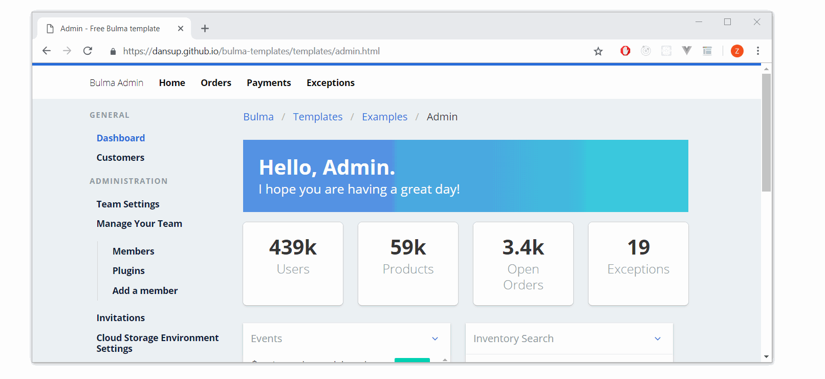Fulma Admin template does not open burger-menu on small screens · Issue #176 · SAFE-Stack/SAFE ...