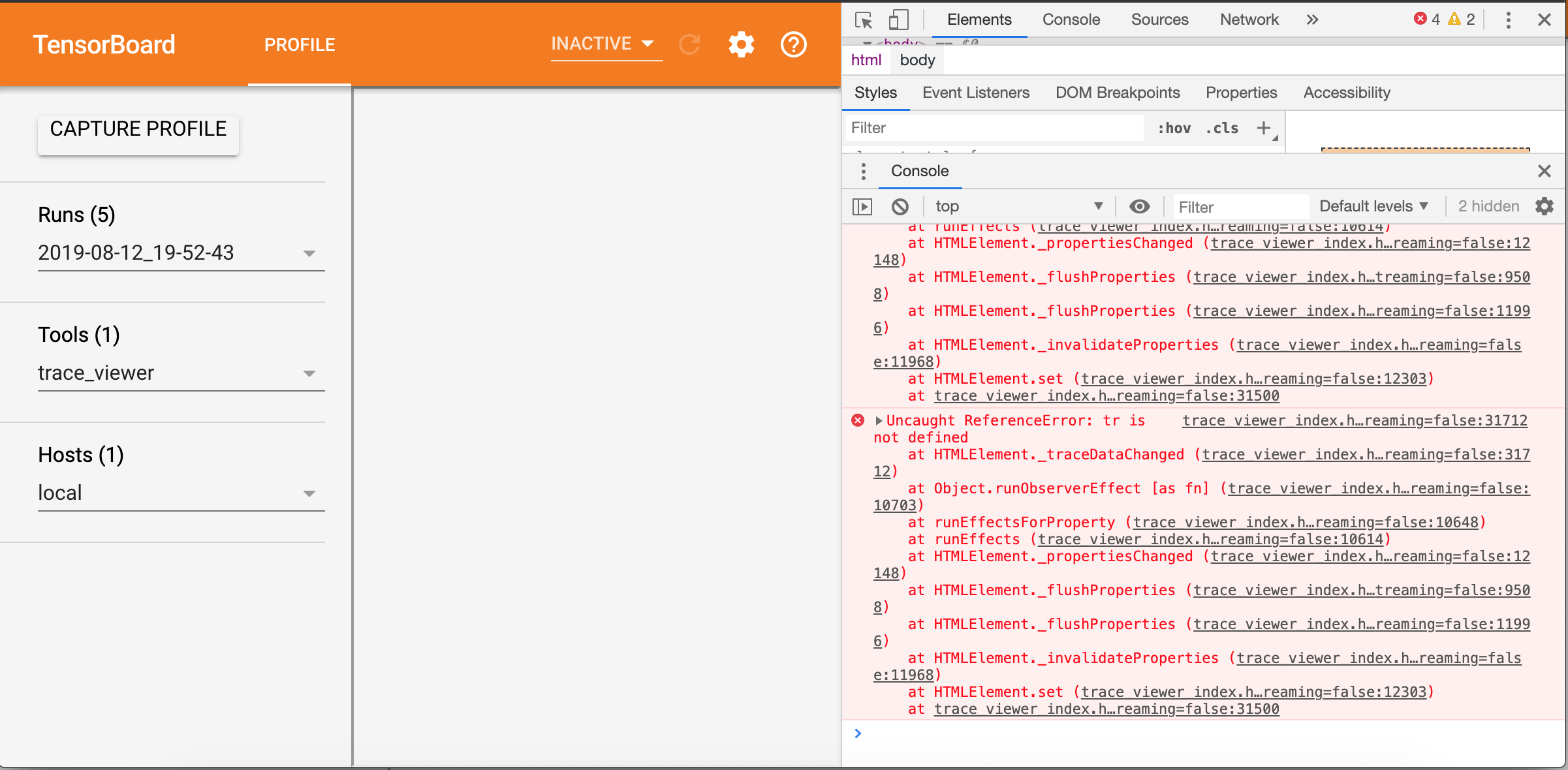 tb-nightly profiler not working with tf-nightly-2.0-preview · Issue #2541 · tensorflow ...