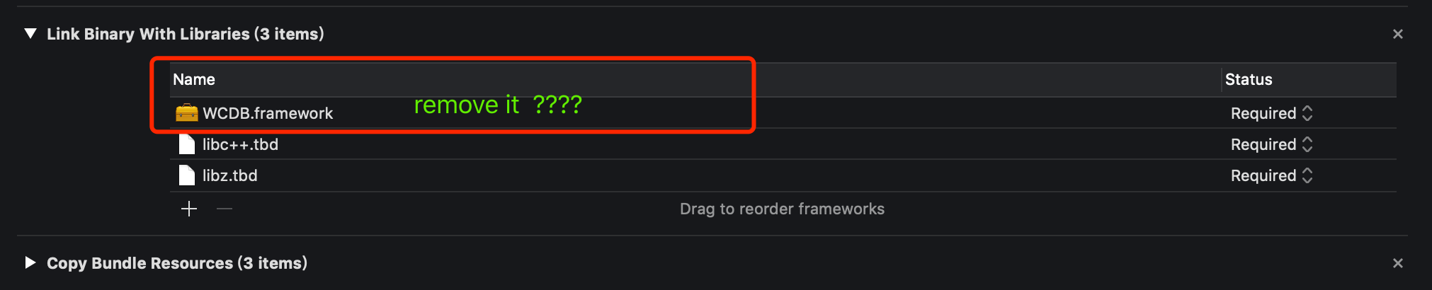 I Follow The Wiki Via Static Framework”,but Still Has Error Blowsome